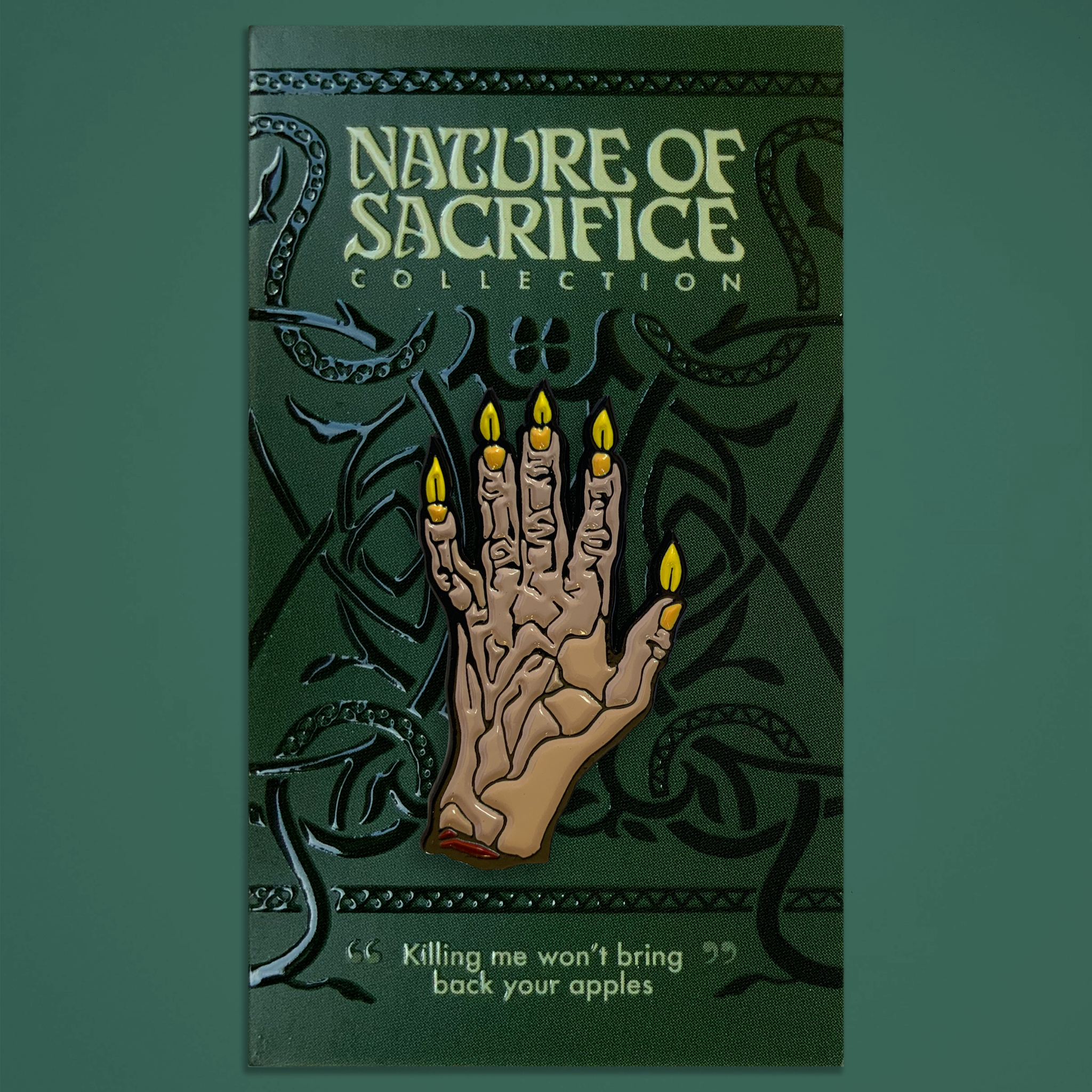 Nature of Sacrifice - "Hand of Glory" Enamel Pin – Cult Legacy